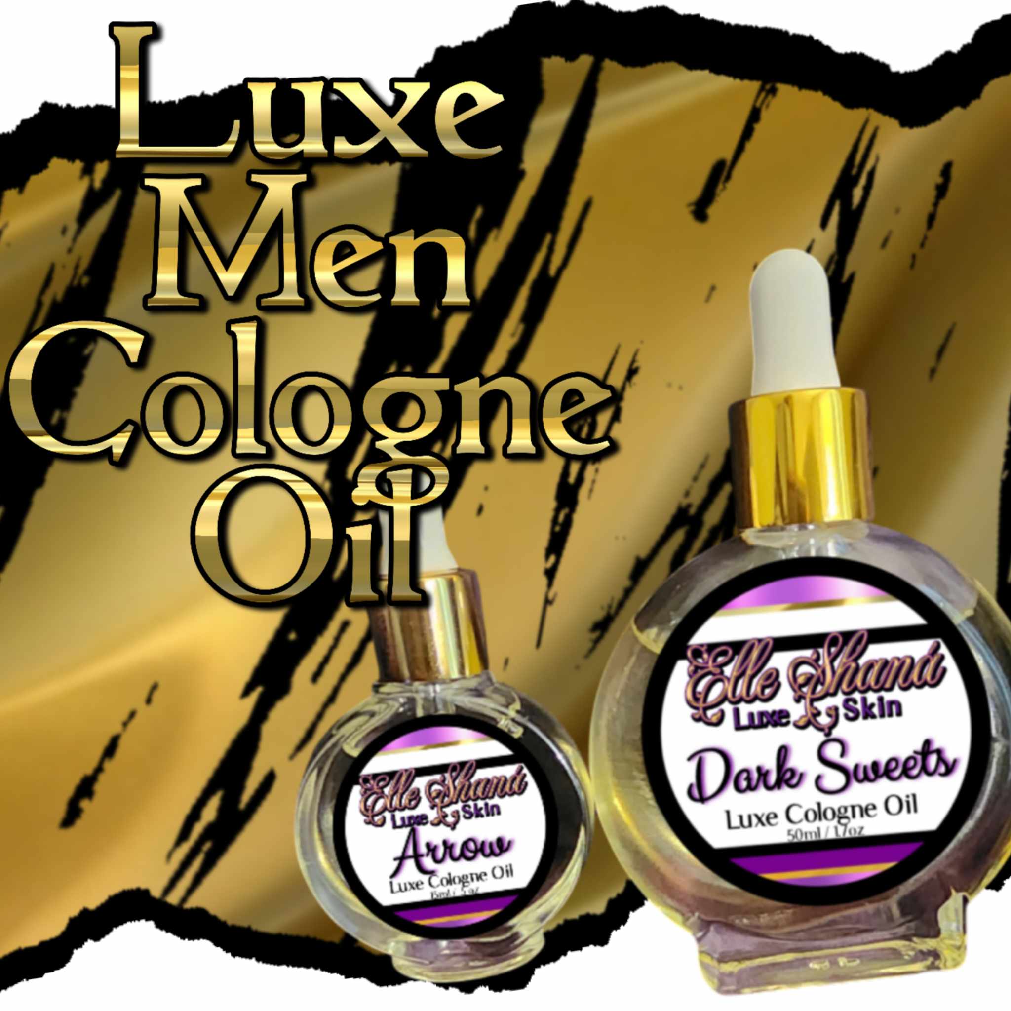 Luxe Men Cologne Oil – Elle Shaná Luxe Skin